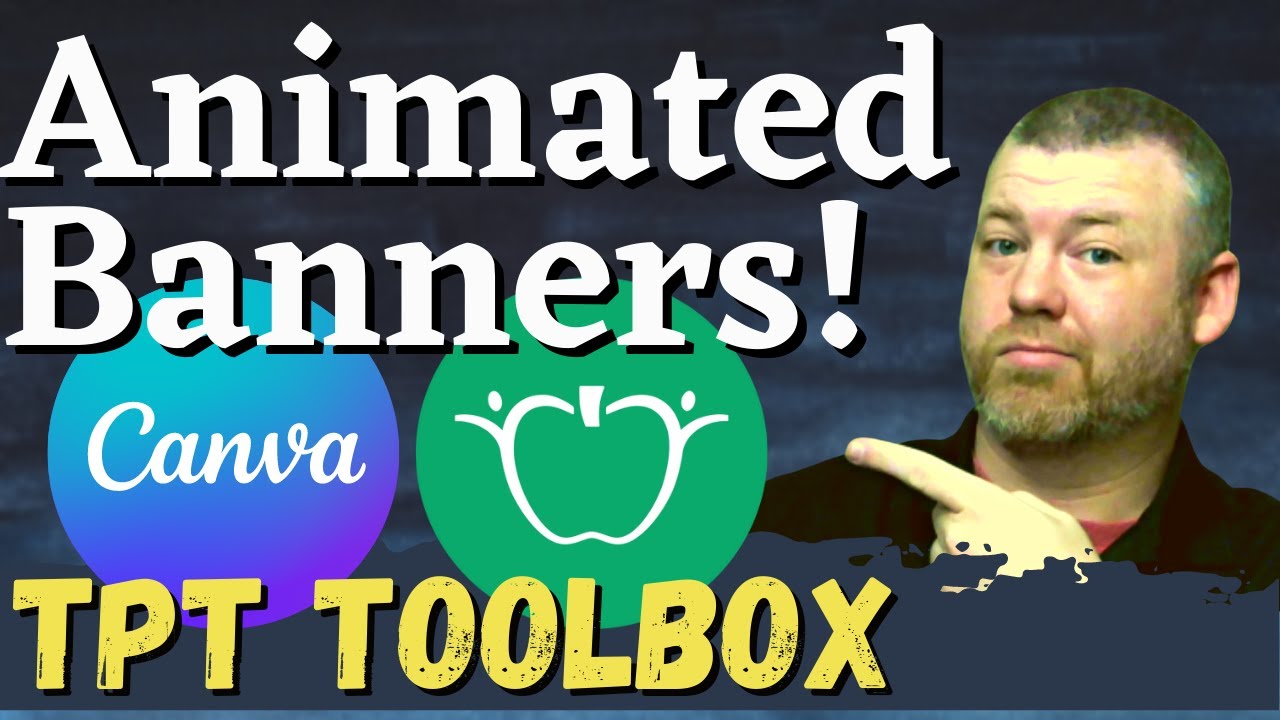 Animated Banners for your Teachers Pay Teachers Store with Canva! TPT ...