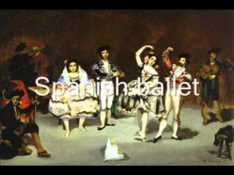 Edouard Manet, Young flautist - Spanish singer - Spanish ballet - YouTube