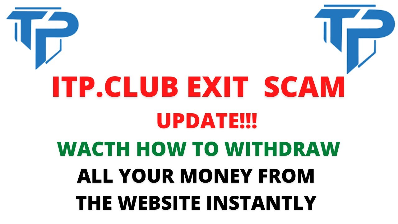Itp.club Exit Scam, Update itp.corp Website down How to withdraw all ...