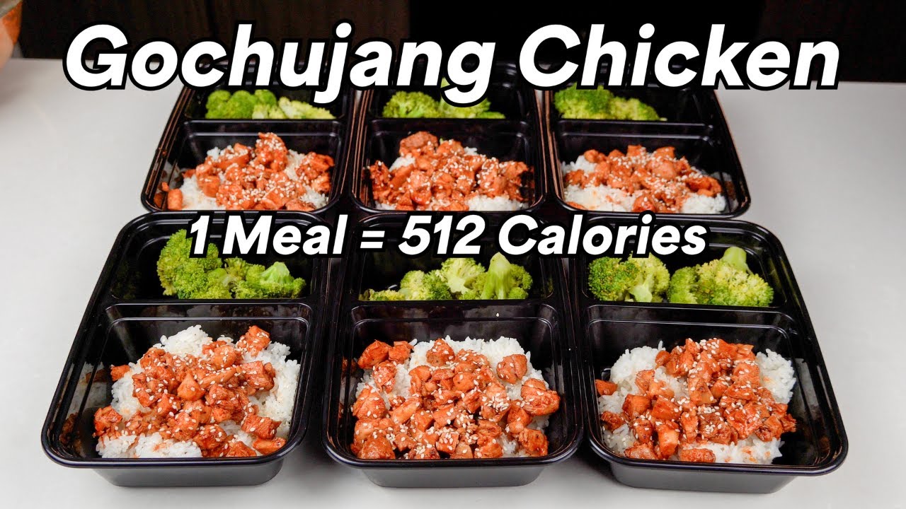 FAST Low Calorie Gochujang Chicken Recipe: Meal Prep Series - YouTube