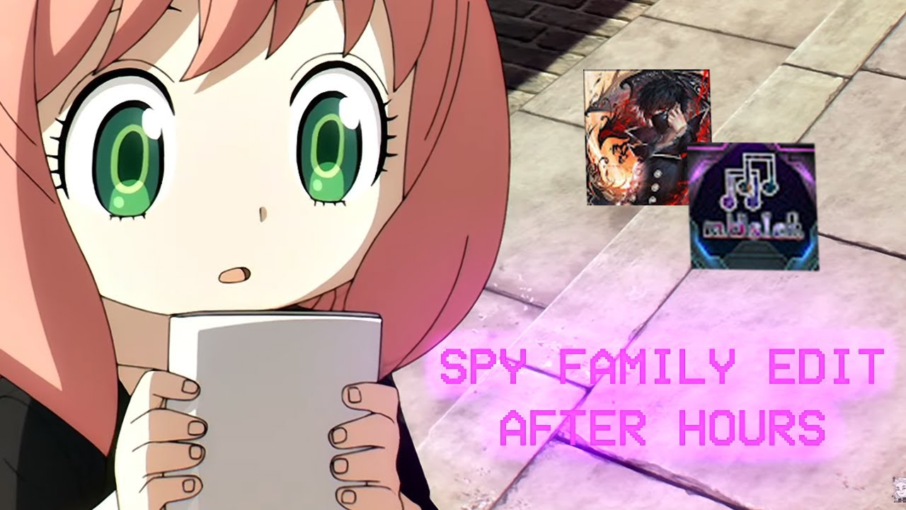 After Hours | Spy Family Edit ft. @musick008 - YouTube
