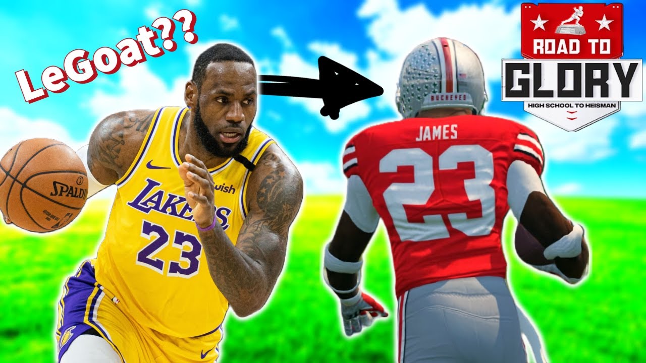 LeBron James Plays Football at Ohio State?? Ncaa Football 23 - YouTube