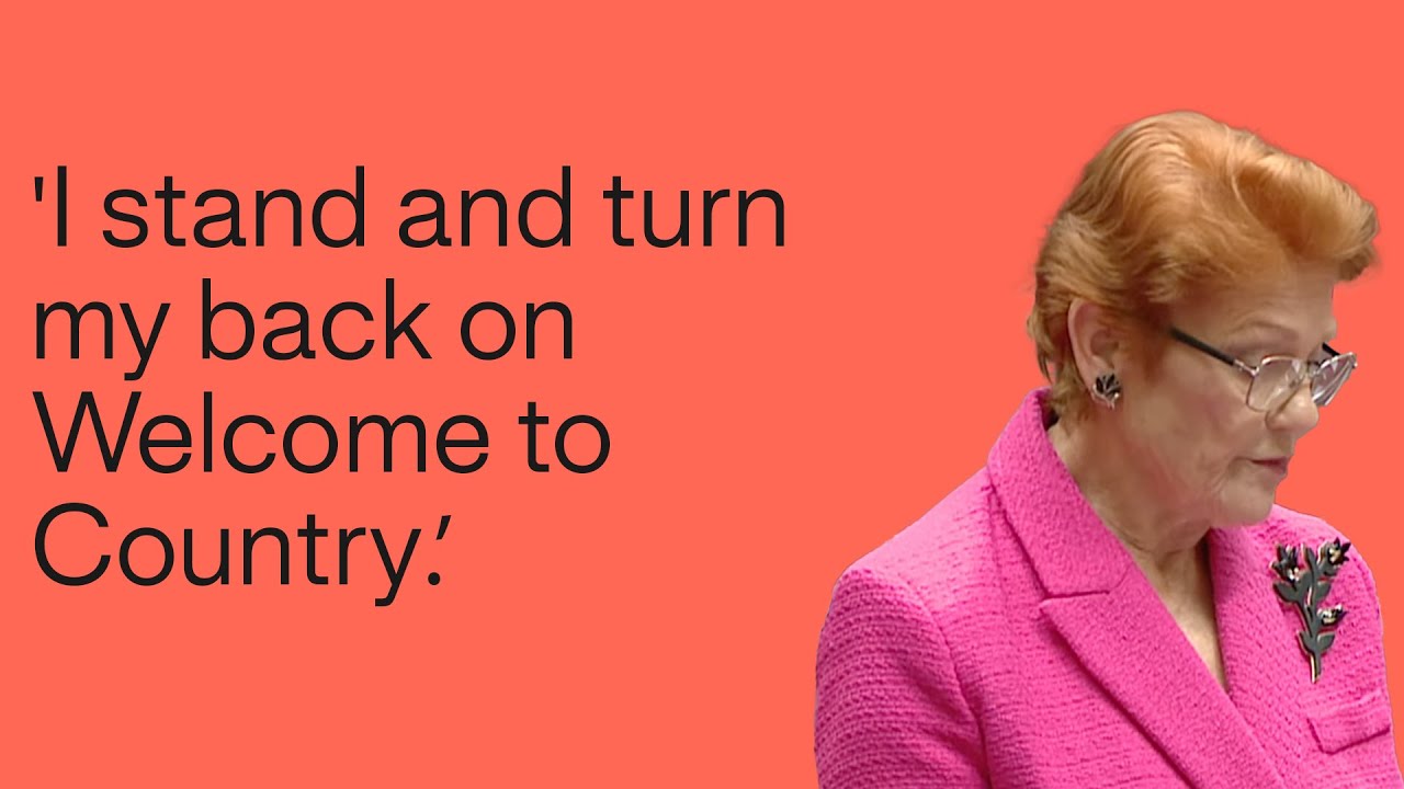 ‘I stand and turn my back on Welcome to Country.’ - YouTube