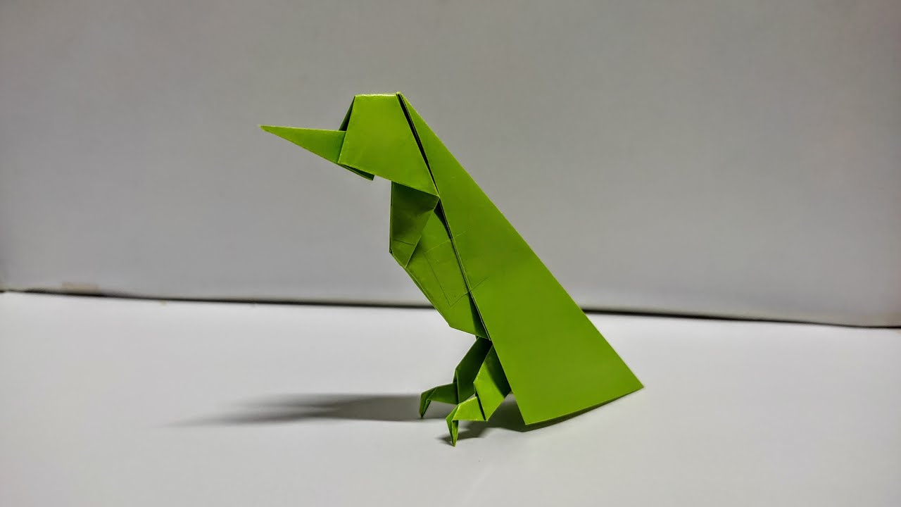 Origami Woodpecker Easy | How To Make An Origami Woodpecker Easy ...