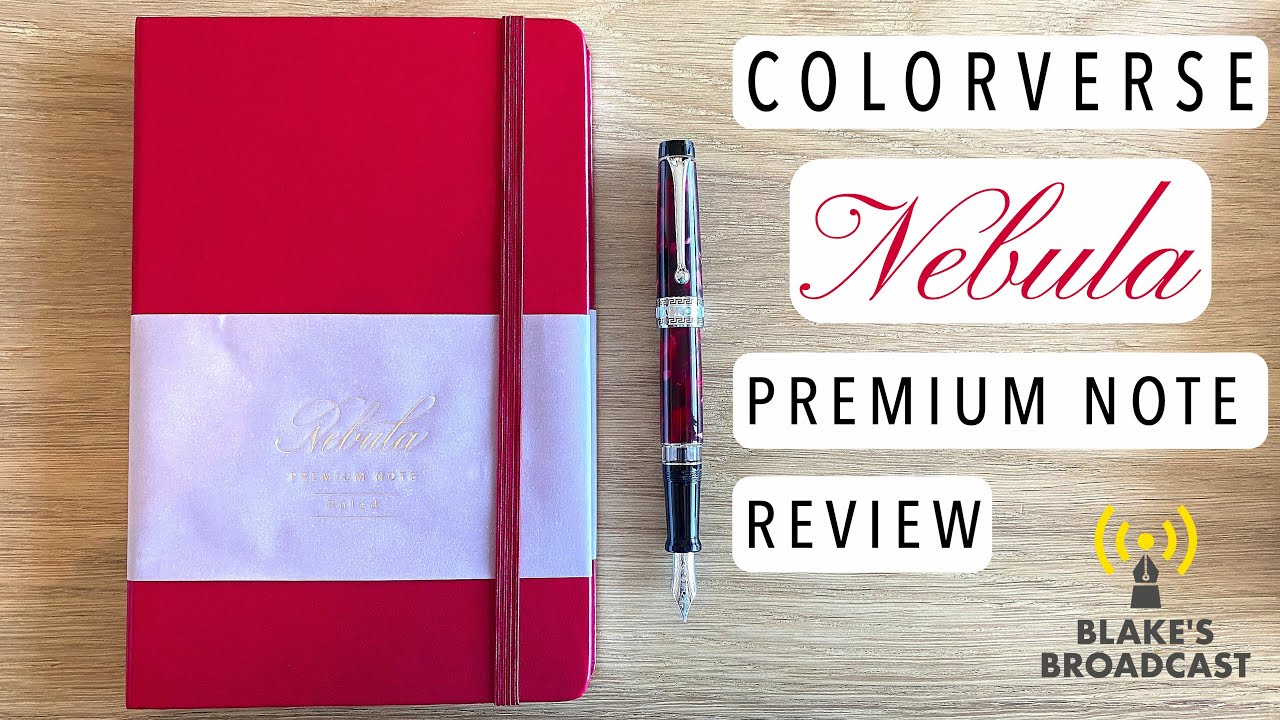 Colorverse Ink Nebula Premium Note A5 Hardcover Notebook Review - YouTube