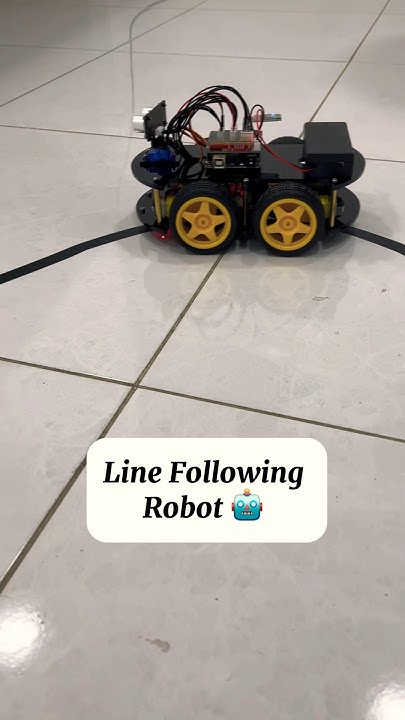 Line Following Robot #arduino #diyproject #arduinoprojects - YouTube
