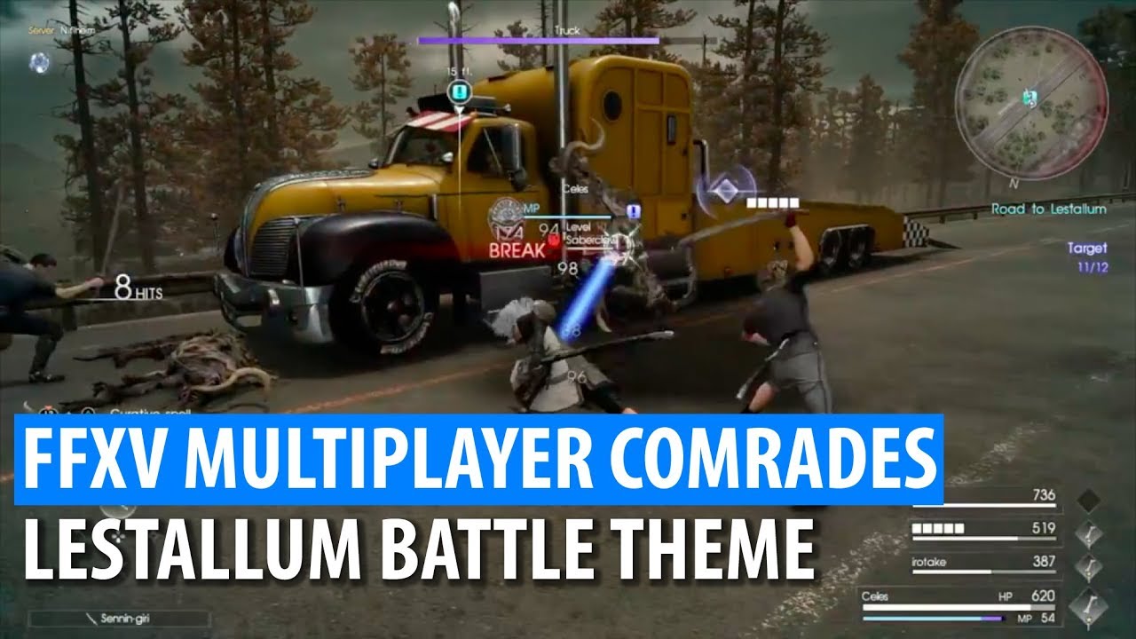 FFXV Multiplayer Expansion Comrades - Lestallum Battle Theme - YouTube