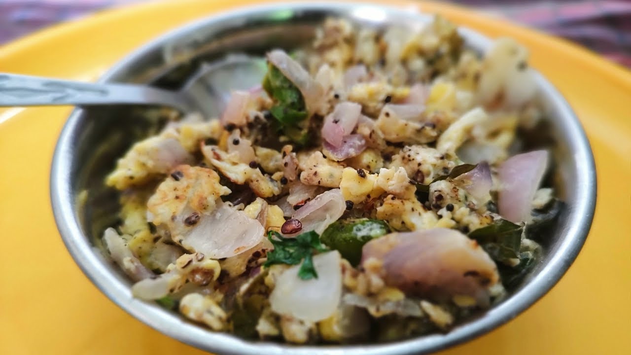 Taste Muttai Podimas Recipe | A Egg Podimas | Egg Recipe | Nivi Samayal ...