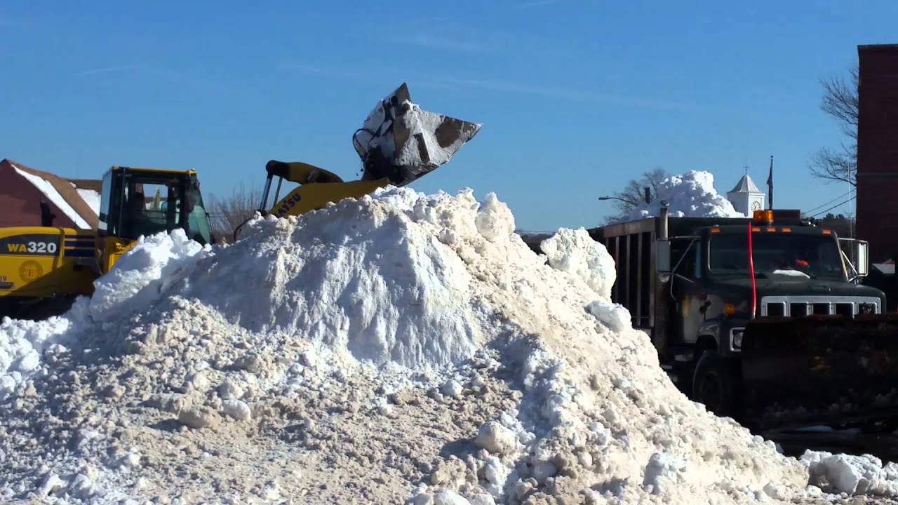 Blizzard 2016 snow removal front loader truck line - YouTube