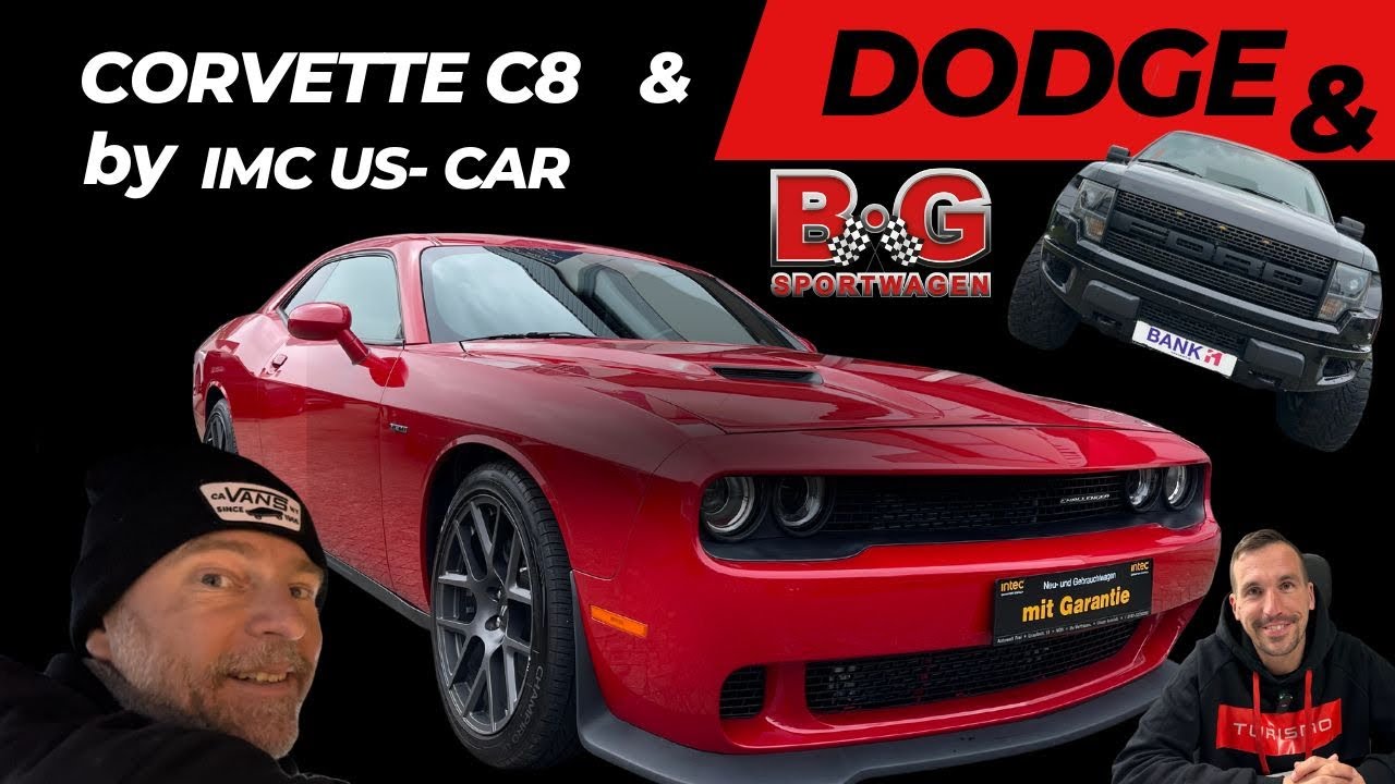 Corvette C8, DODGE Challenger & Ford Raptor V8 - YouTube
