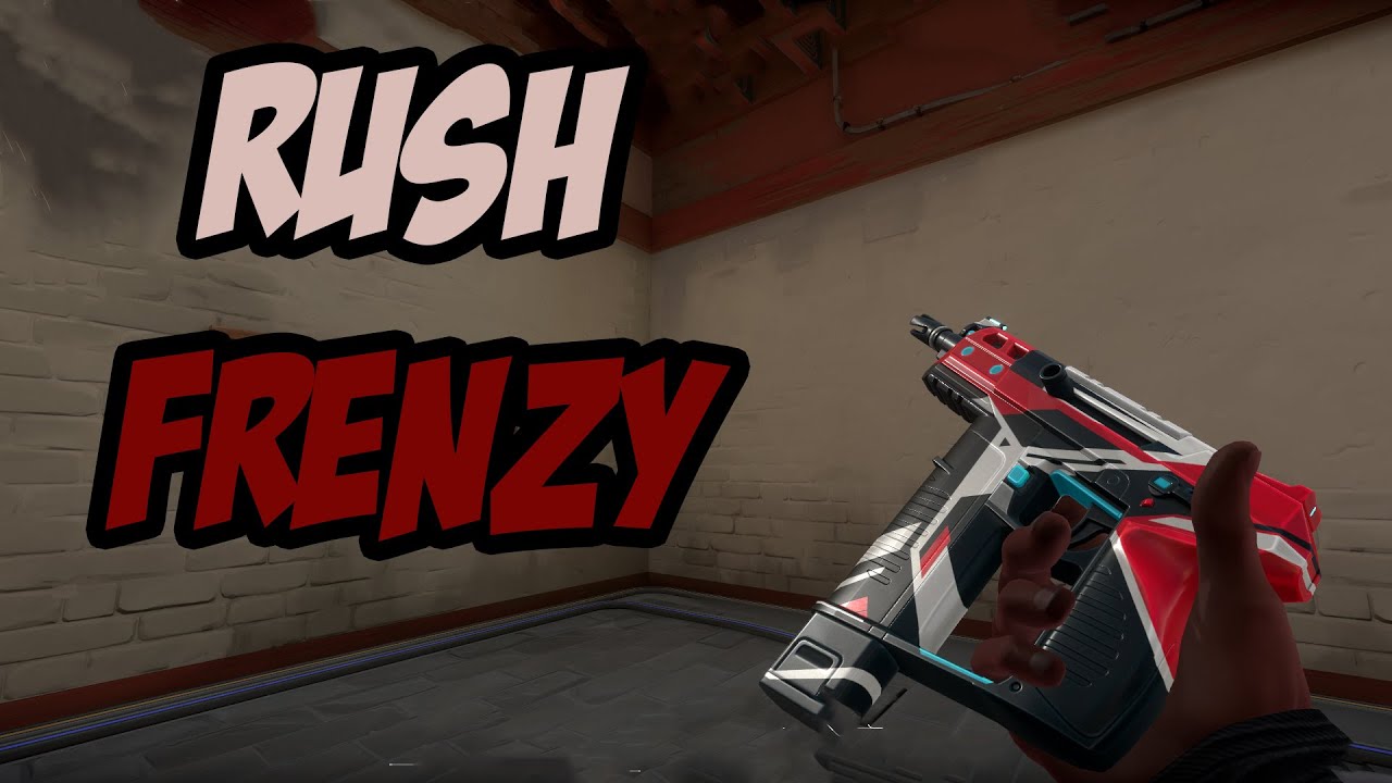 VALORANT - RUSH FRENZY SKIN GAMEPLAY - YouTube