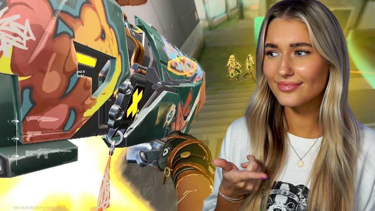 When girls play RAZE on Valorant - YouTube