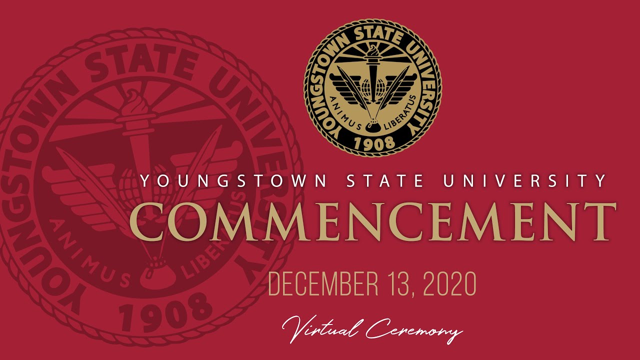 YSU Commencement December 13, 2020 - YouTube