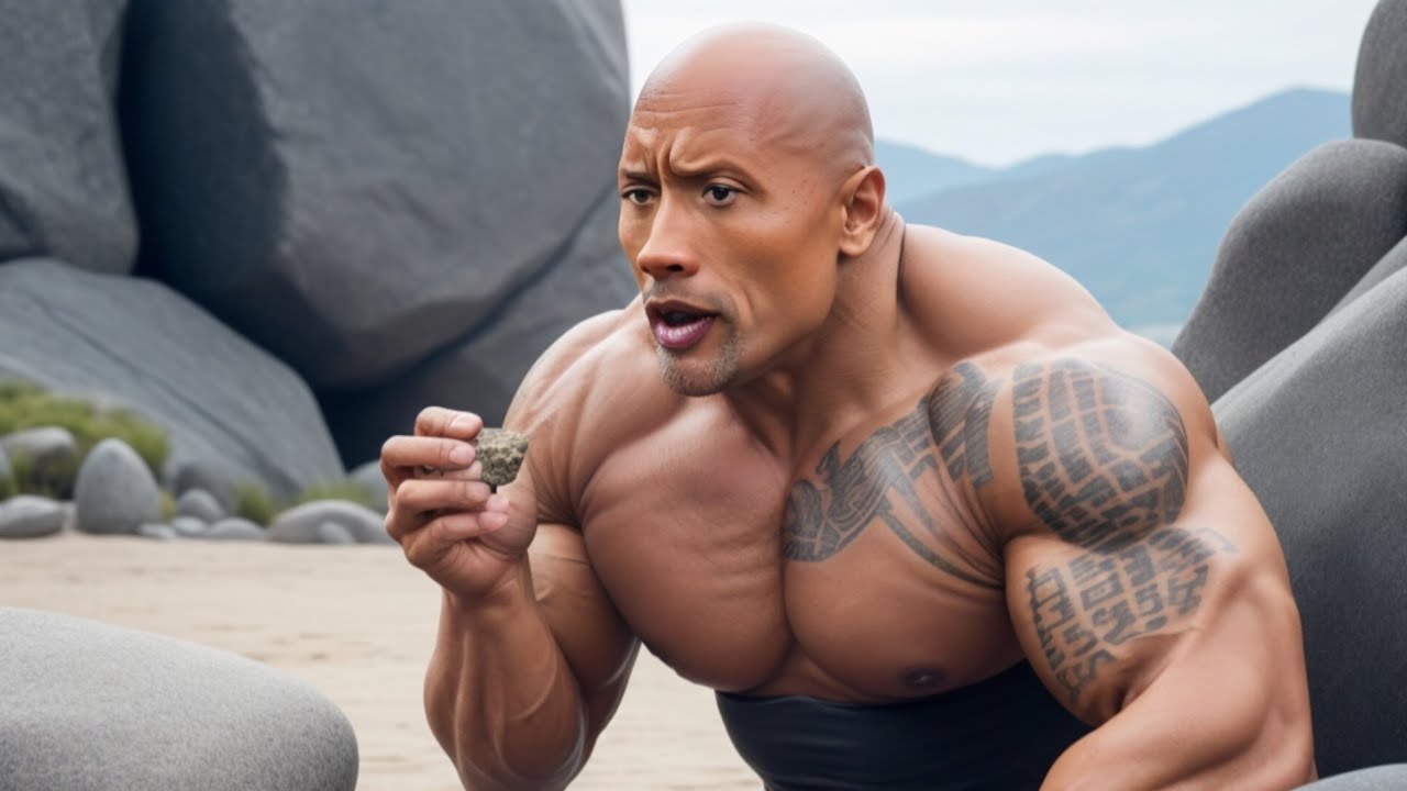 Dwayne Johnson eating rocks🤣😋 - YouTube