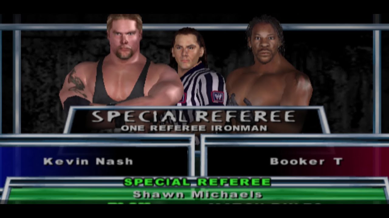 [HCTP] Kevin Nash vs Booker T / Special referee shawn michaels HBK IRON ...