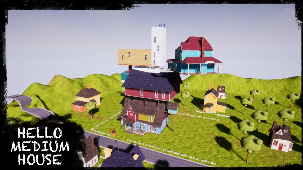 HELLO NEIGHBOR MOD KIT - HELLO MEDIUM HOUSE - YouTube