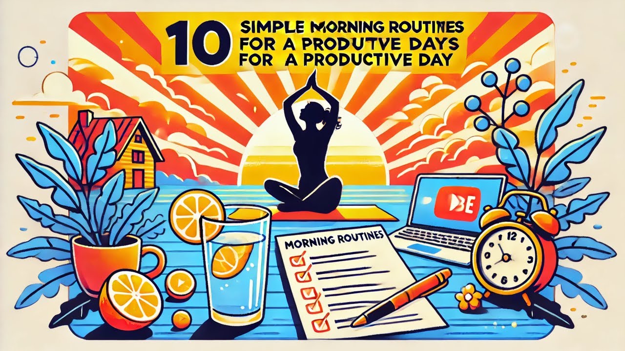 10 Simple Morning Routines for a Productive Day - YouTube