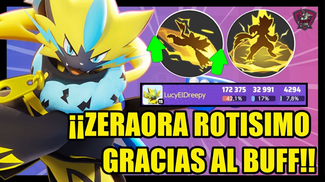ZERAORA CON SU BUFF NO TIENE SENTIDO😍MEJORES OBJETOS Y MEDALLAS⭐BUILD ...