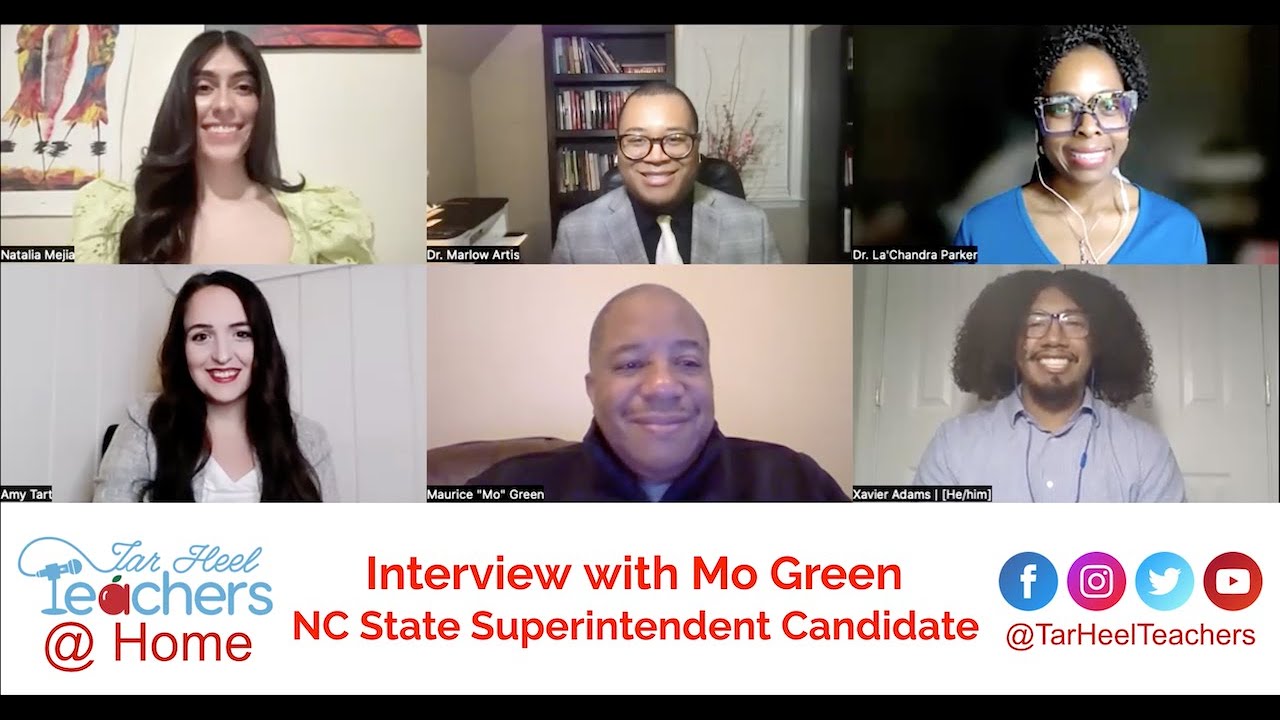 Tar Heel Teachers at Home: Interview with Mo Green (2024 Candidate for NC State Superintendent ...