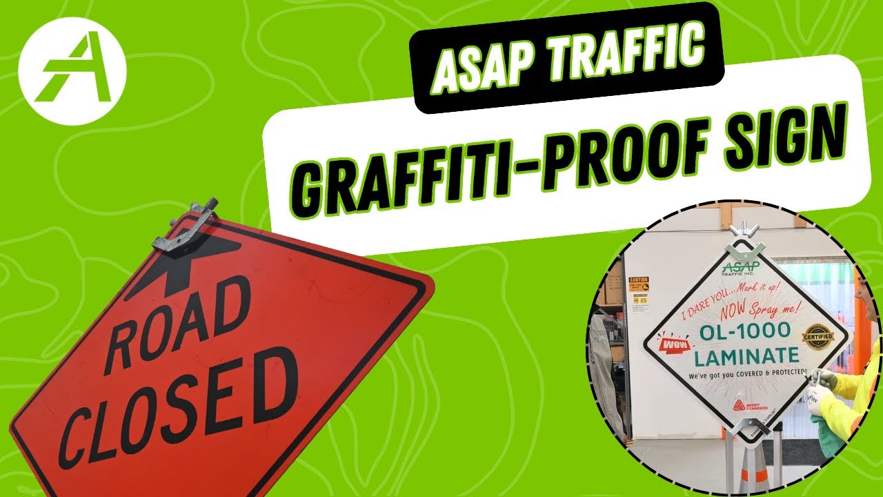 Graffiti-Proof Traffic Signs at ASAP Traffic - YouTube