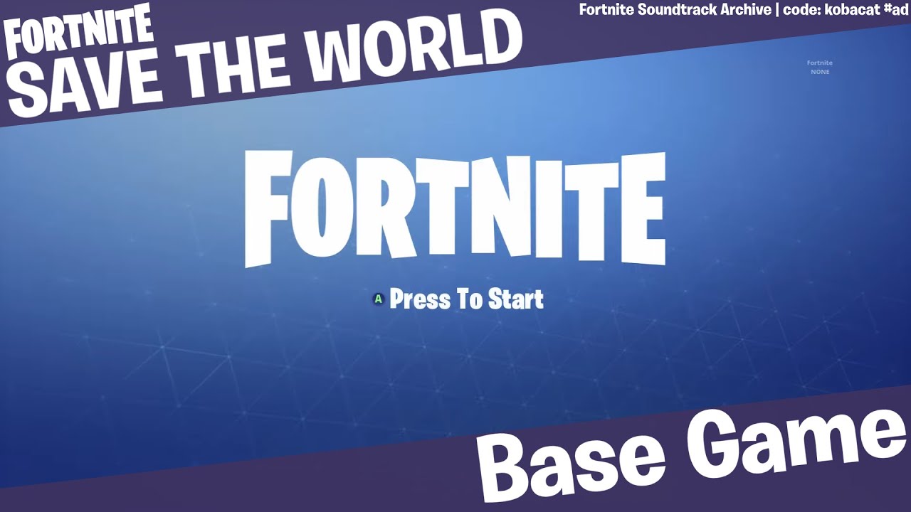 [Fortnite OST] [STW] Login Screen (New) - YouTube