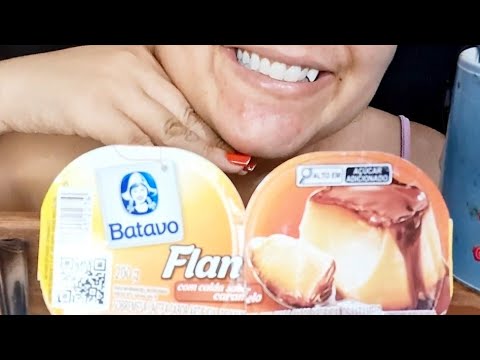 EXPERIMENTANDO FLAN DE CARAMELO MUKBANG BRASIL ASMR FOOD #asmr - YouTube