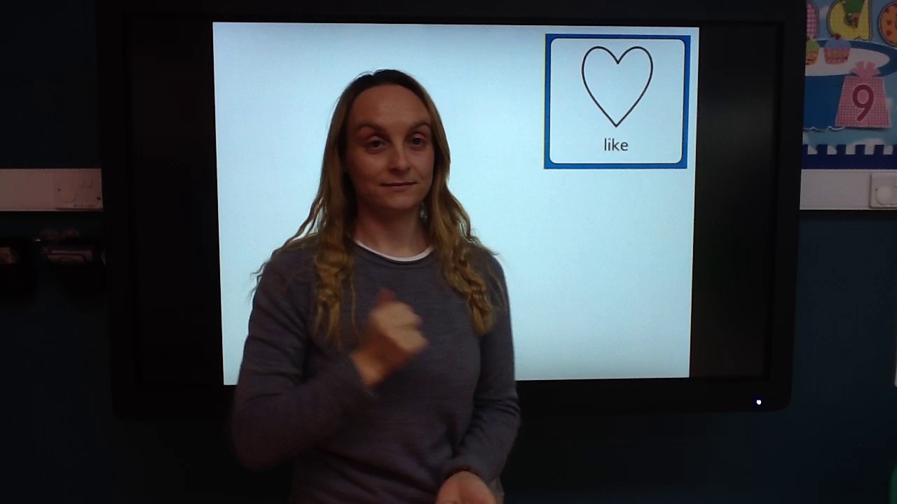 Like Dislike Makaton Signs - YouTube