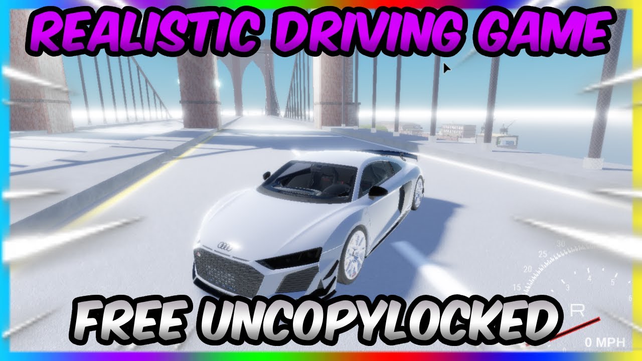 🏎️ (ULTRA GRAPHICS) REALISTIC DRIVING UNCOPYLOCKED 🔐[Roblox Studio ...