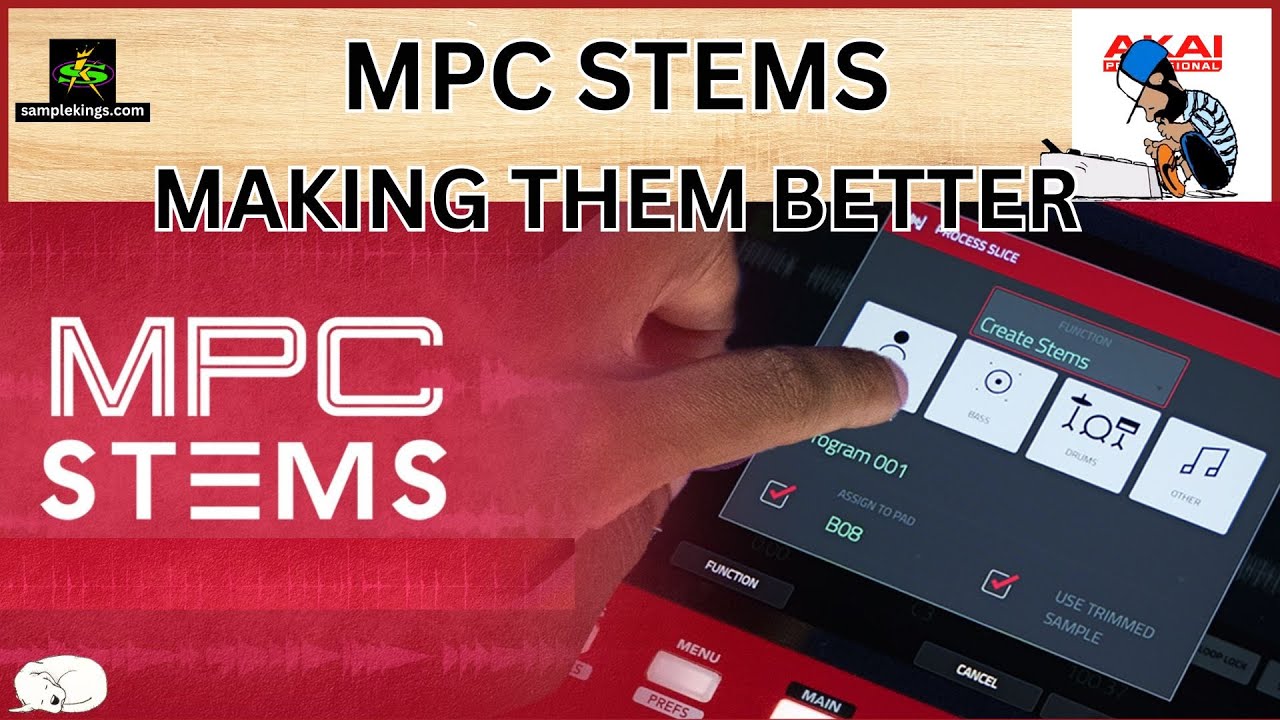 AKAI MPC STEMS: HOW TO IMPROVE RESULTS WORKFLOW - YouTube