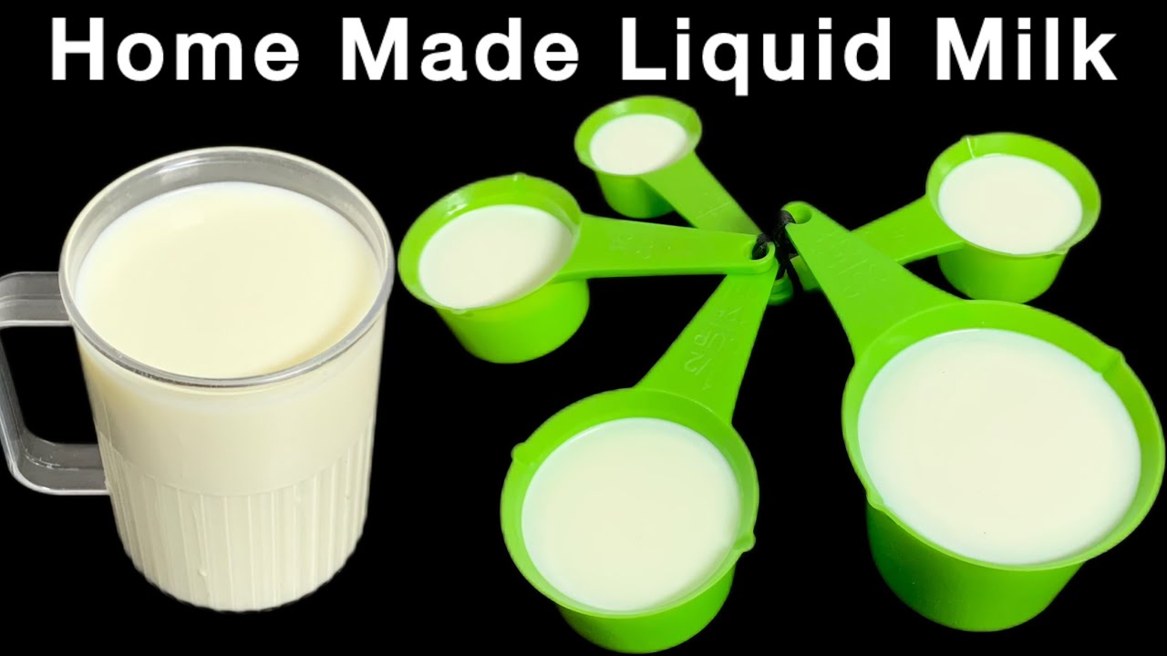 How To Make Liquid Milk At Home | Milk Powder to Liquid Milk Conversion ...