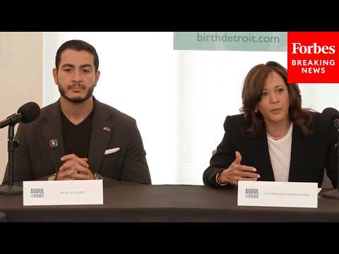 JUST IN: Kamala Harris And Abdul El-Sayed Hold Roundtable In Detroit, Michigan, As Midterms Near