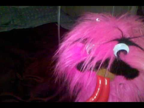 the fluffy pink puppet part 1 - YouTube