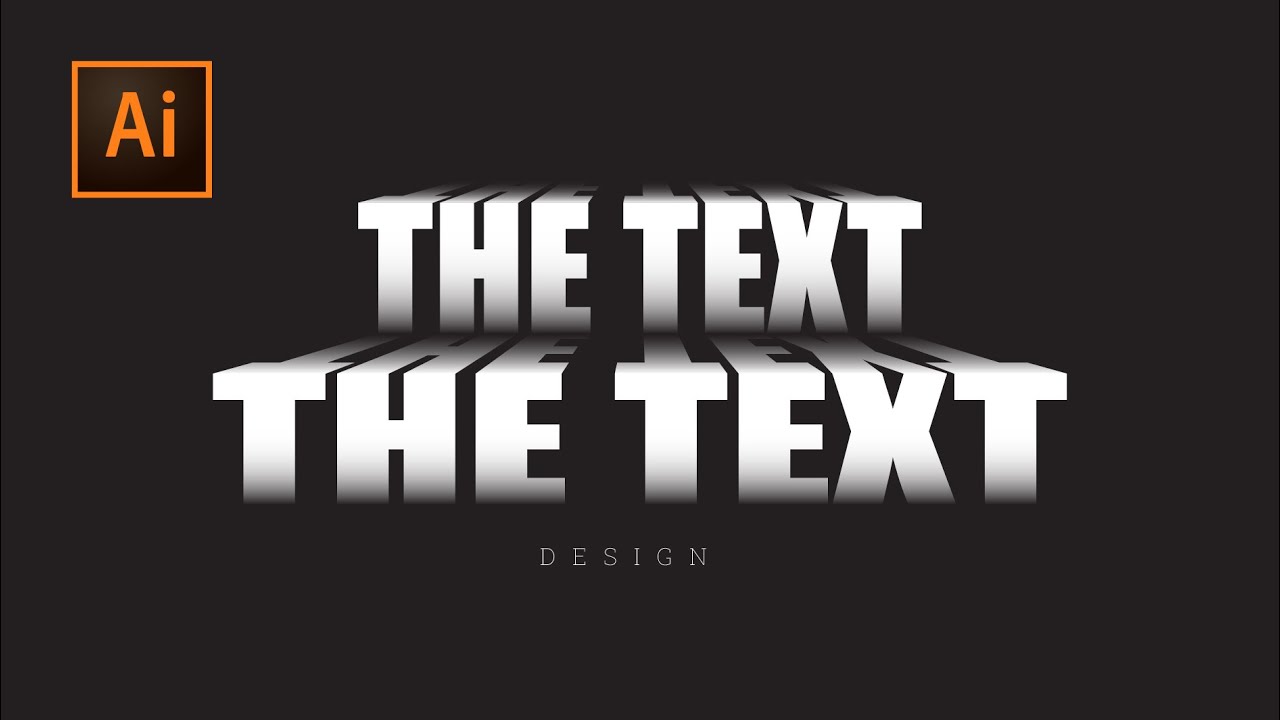 Membuat Text Effect di Adobe Illustrator - YouTube