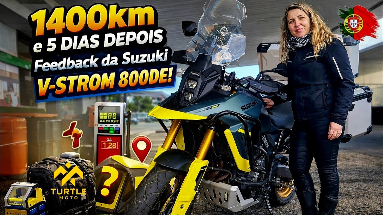 1400km e 5 dias depois ... Feedback da Suzuki V-Strom 800de! - YouTube