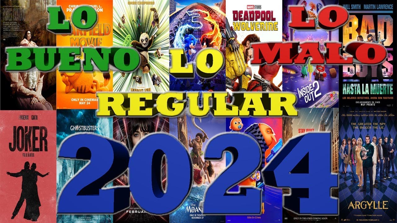 LO BUENO, LO MALO Y LO REGULAR DEL 2024 en el CINE - YouTube