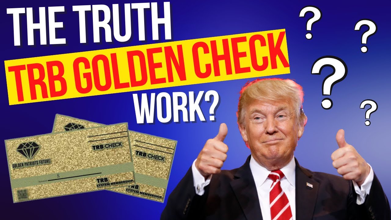 ⚠️HOW DOES THE TRB GOLDEN CHECK WORK? - (BE CAREFUL) - TRB GOLDEN CHECK ...