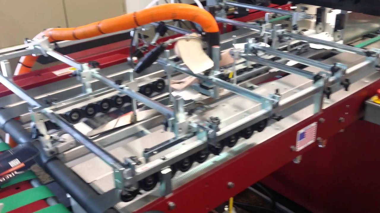 Compact System - Folding and Gluing a Straight Line Carton - YouTube
