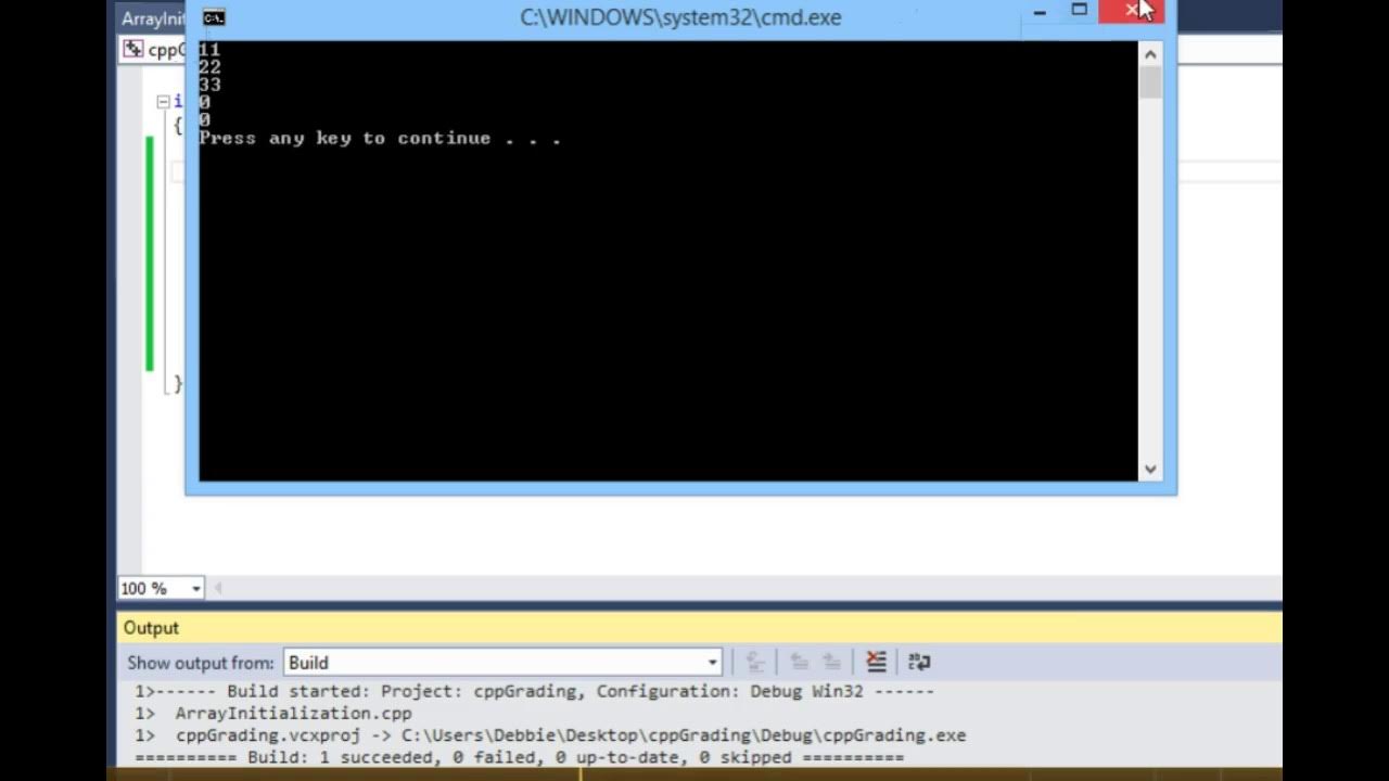 Array Initialization - YouTube