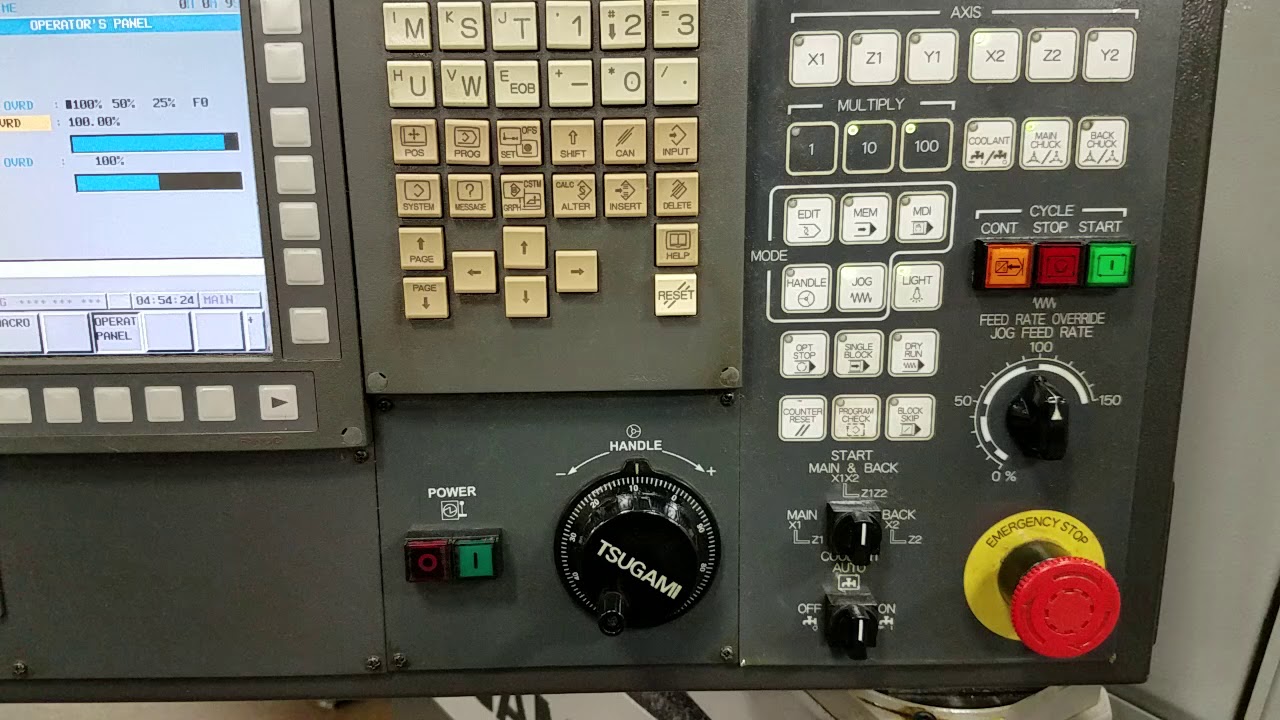 WC-300 Feedrate Override - YouTube