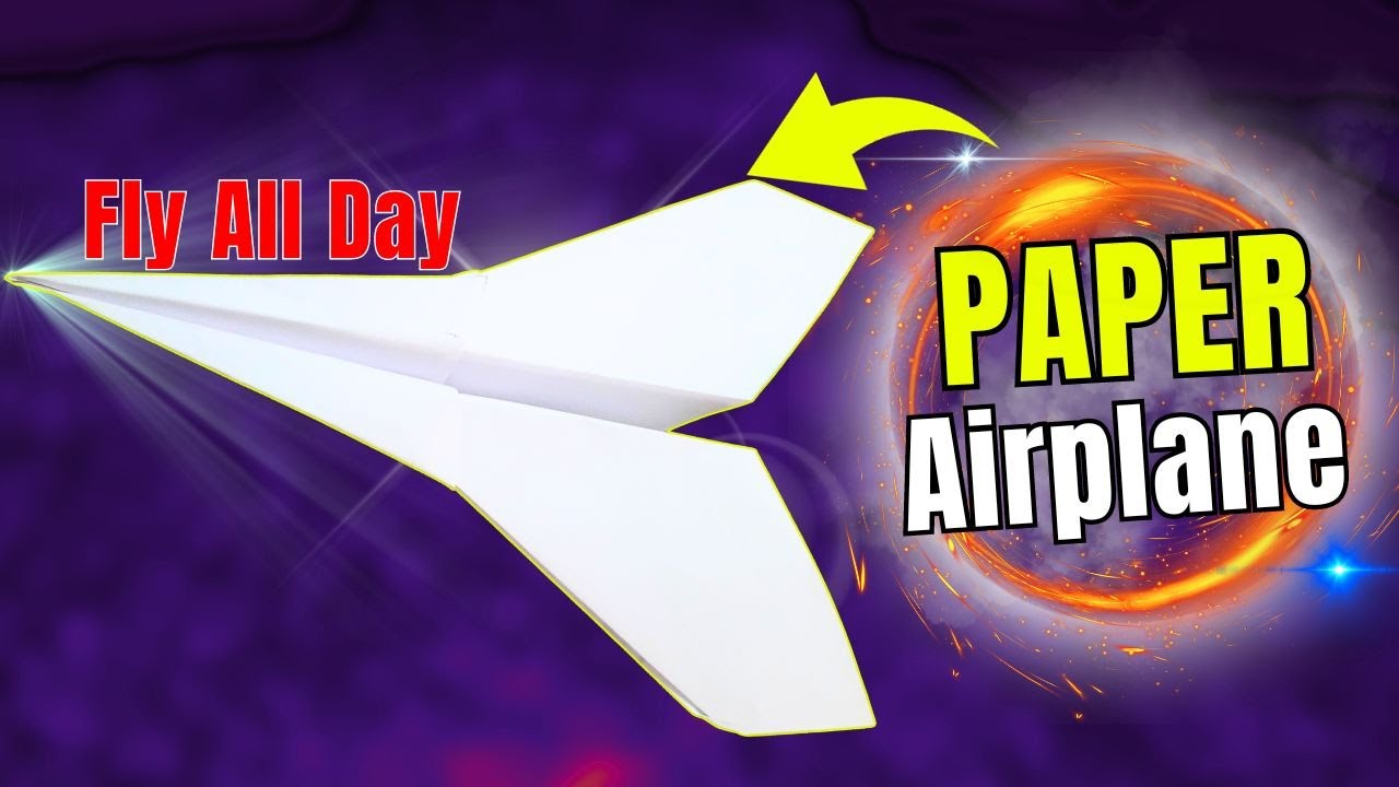 How to Make a Paper Airplane Jet [Tutorial 😎 Tiny Plaza - YouTube