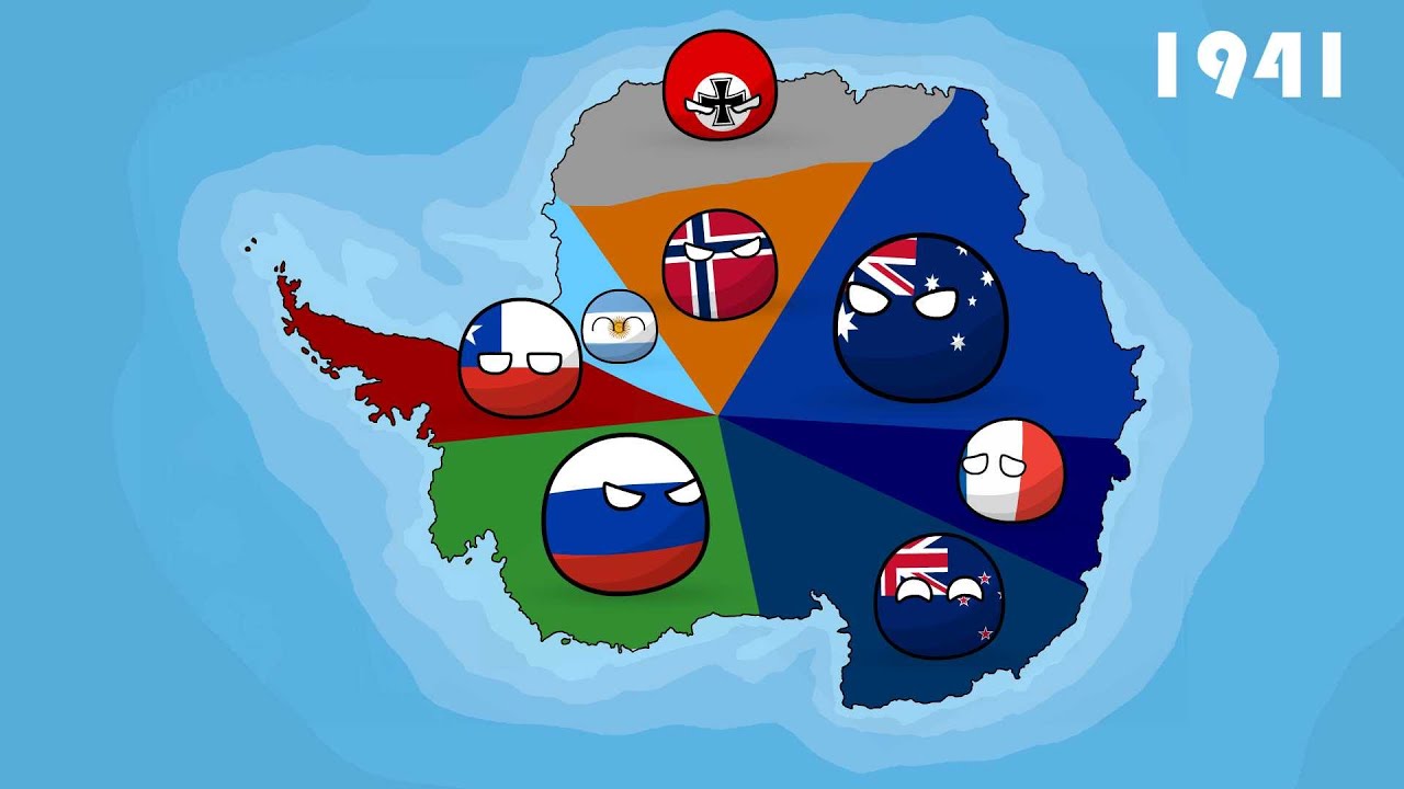 Countryballs - History of Antarctica - YouTube