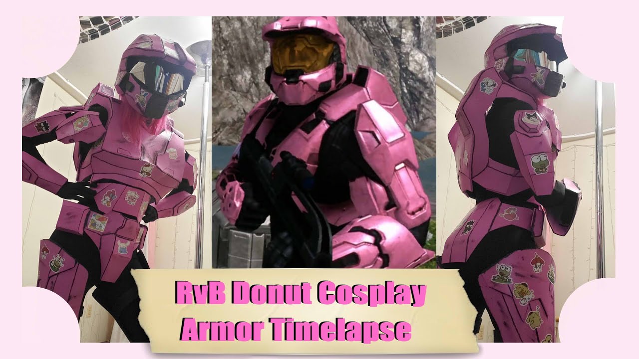 Halo Armor Cosplay Timelapse / Build Diary [ Donut from RvB ] - YouTube