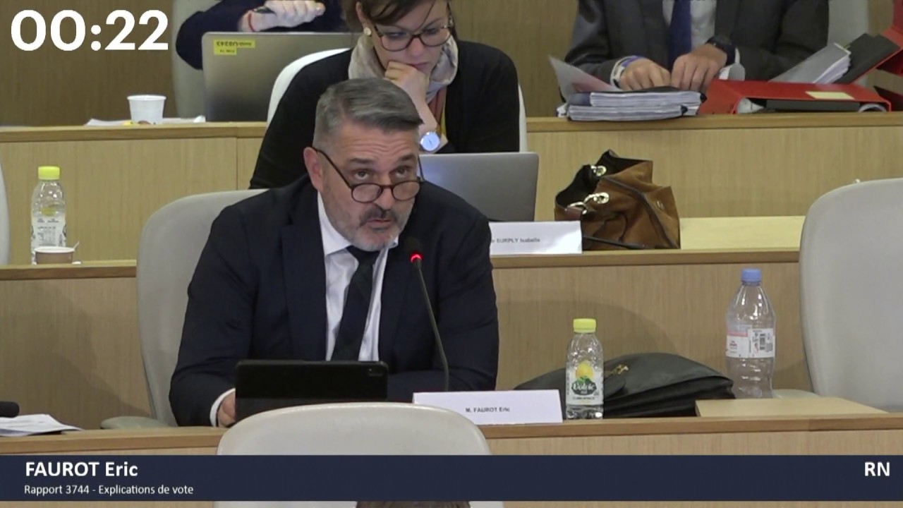 E. Faurot (RN) sur le plan de valorisation de la pêche - YouTube