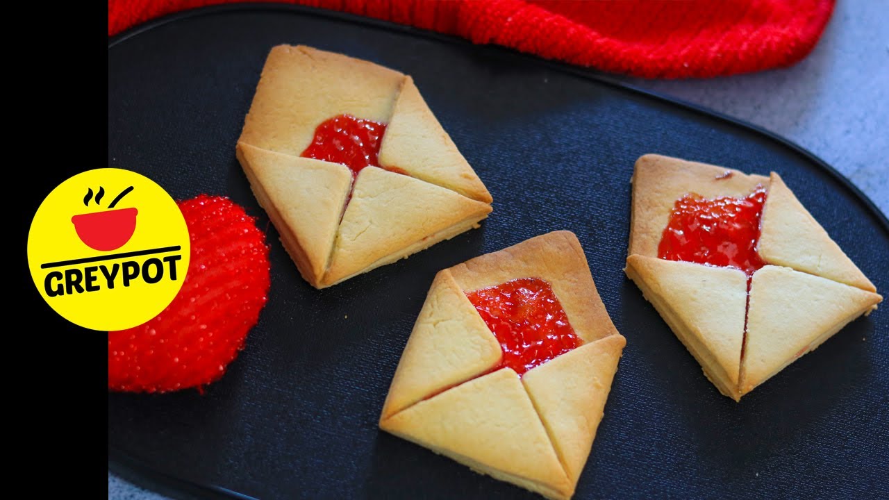 Valentines Day Envelope Cookies | Love Letter Cookies Valentines Day ...