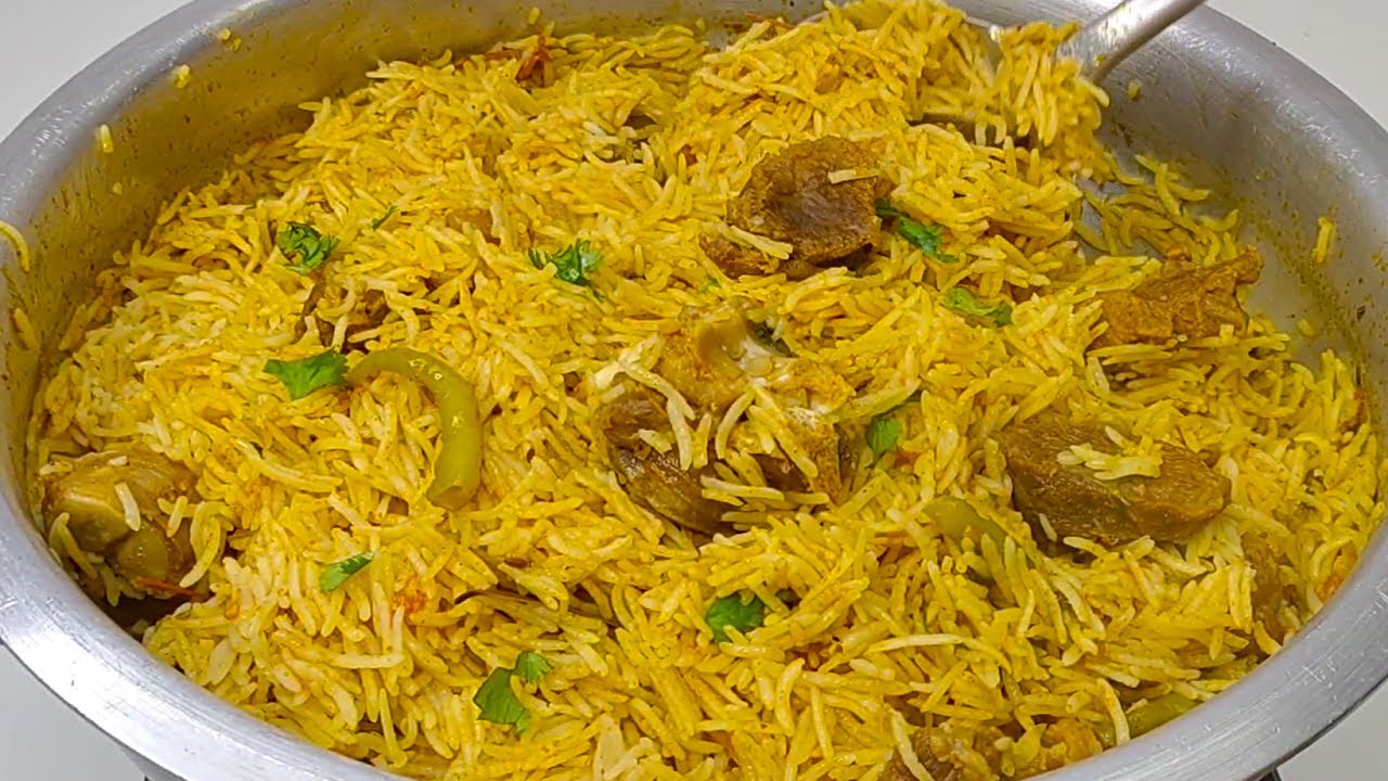 Hyderabadi Mutton Tahari Recipe | Chatpati Mutton Tahari | Hyderabadi ...