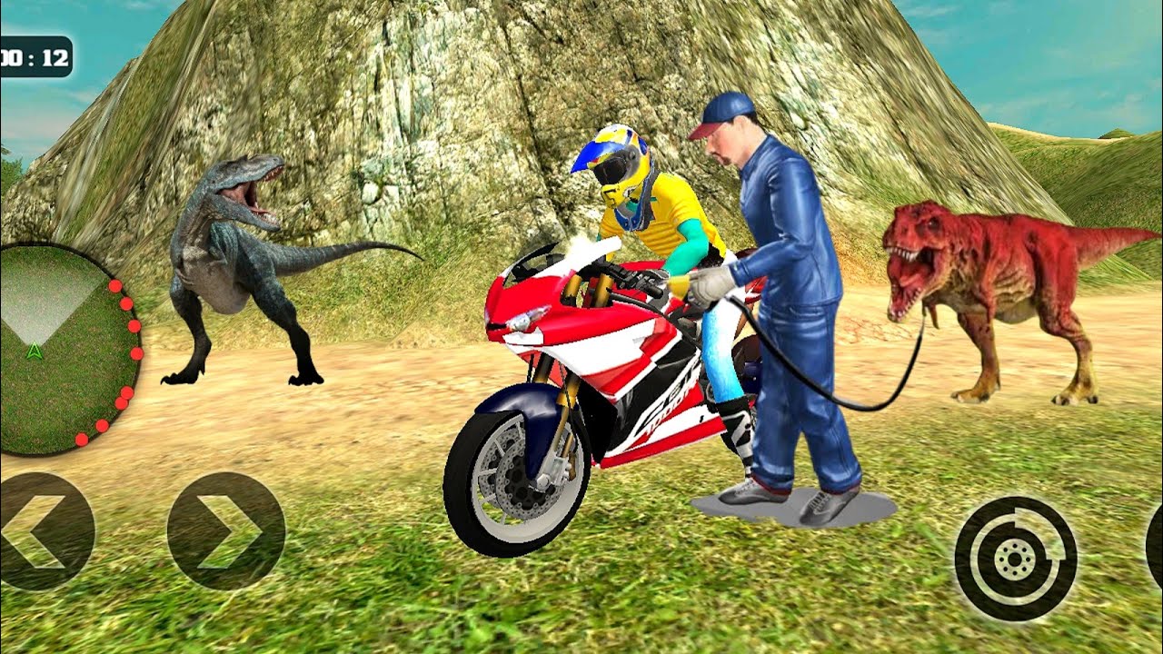 Uphill Offroad Motorbikeider vs King Kong Race 😱- New 3D Game 2022 ...
