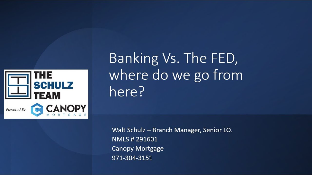 The FED, SVB and Banking overall. What this means for Mortgage Rates ...