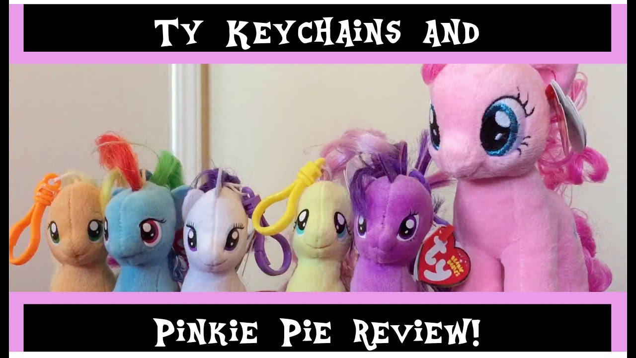My Little Pony: TY Keychains and Pinkie Pie Review [60 FPS] - YouTube