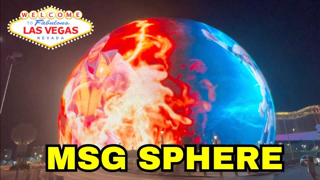 MSG Sphere - Las Vegas - YouTube