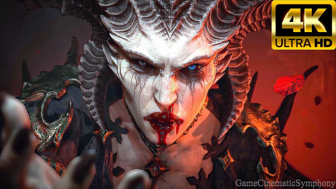 DIABLO IV | Lilith Death Cinematic | Realistic Gameplay Ultra Graphics ...